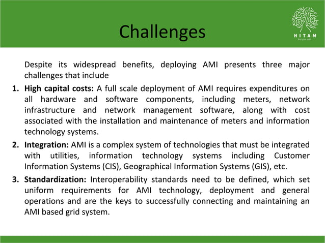Advanced Metering Infrastructure (AMI) | PPT