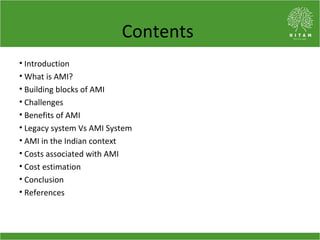 Advanced Metering Infrastructure (AMI) | PPT