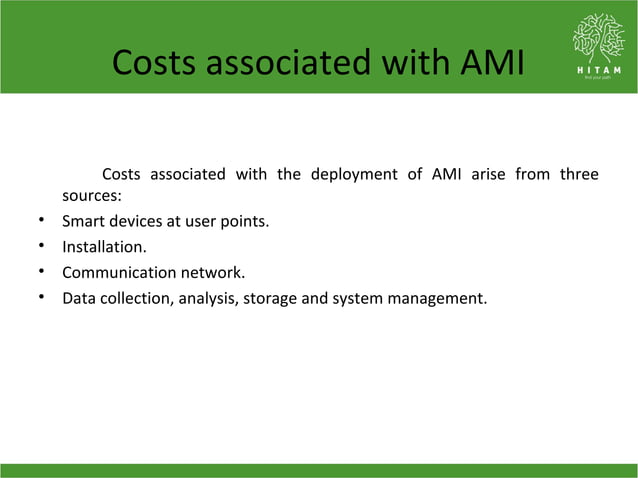Advanced Metering Infrastructure (AMI) | PPT
