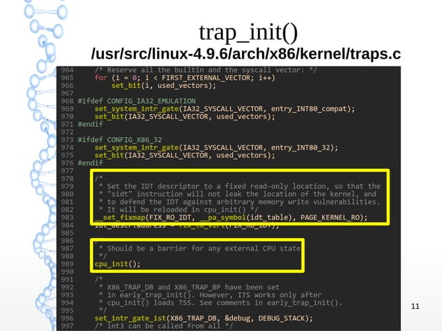 Trap Handling in Linux | PDF | Operating Systems | Computer Software and Applications