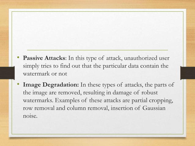 Digital watermarking techniques for security applications | PPT | Free ...