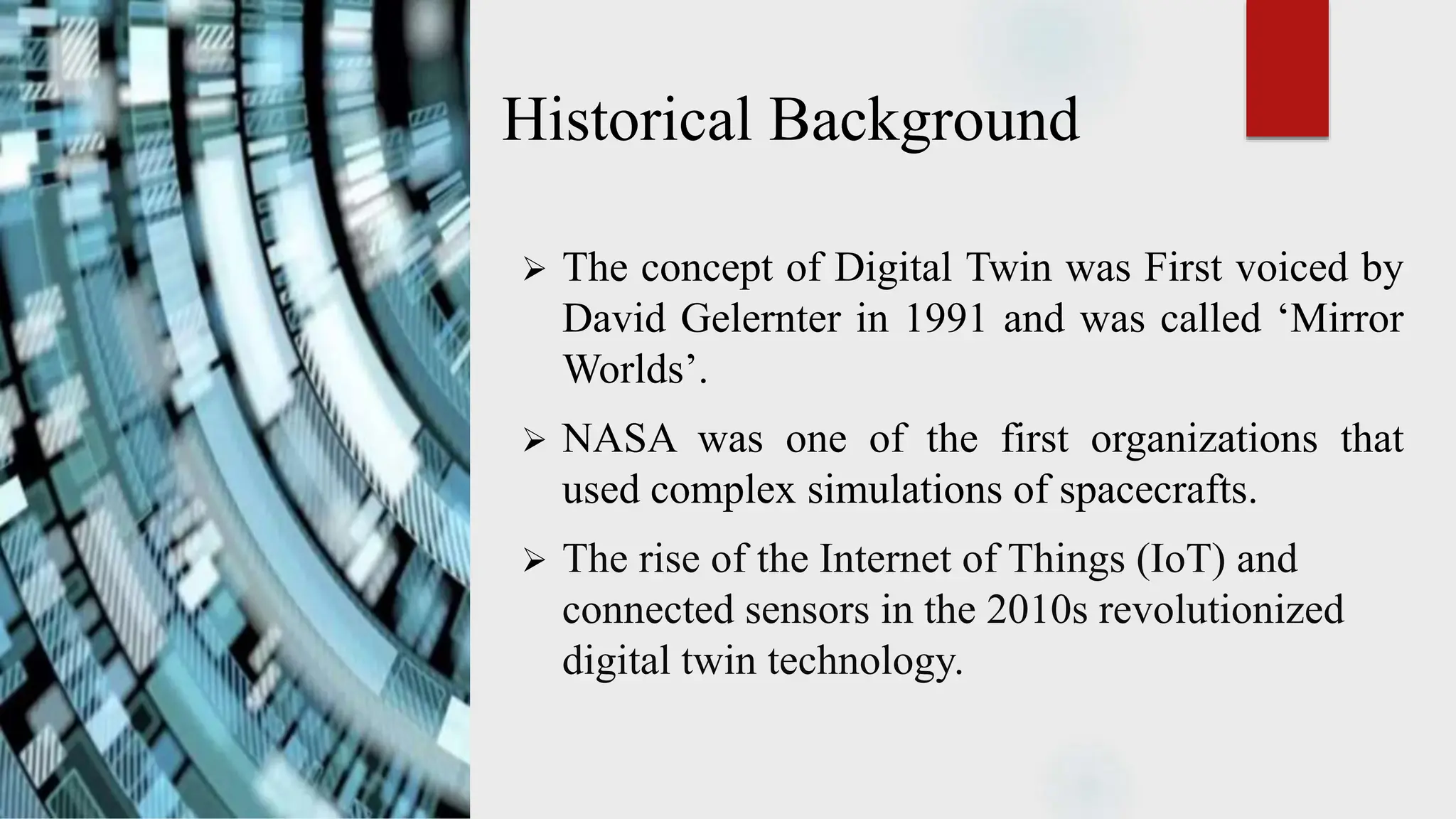 Digital twin technology - seminar presentation | PPTX