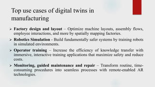 Digital twin technology - seminar presentation | PPTX