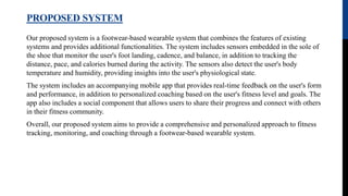 Footwear Based Wearable Systems | PPTX