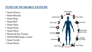 Footwear Based Wearable Systems | PPTX