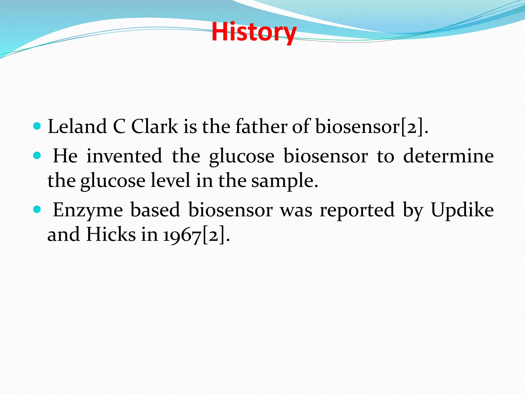 Biosensors: Their types | PPTX
