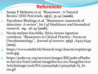 Biosensors: Their types | PPTX