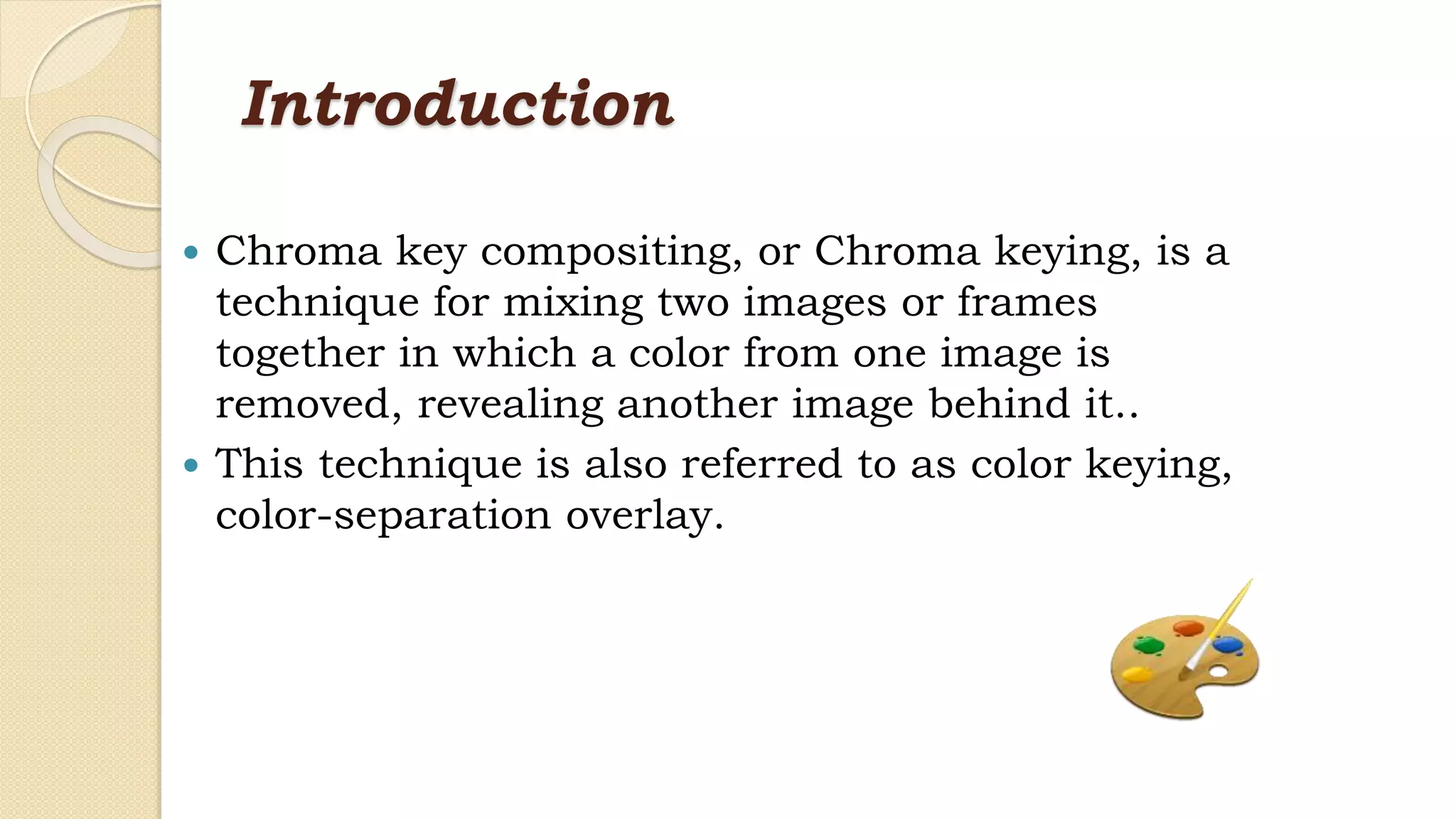 Chroma key compositing | PPTX