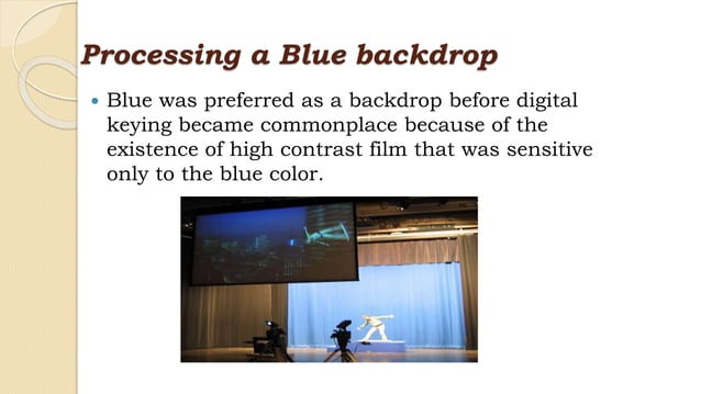 Chroma key compositing | PPTX | Cameras and Camcorders | Consumer Electronics