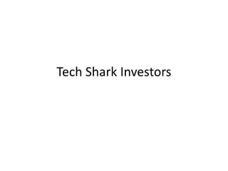 Tech shark investors | PDF | Zoos & Aquariums | Attractions