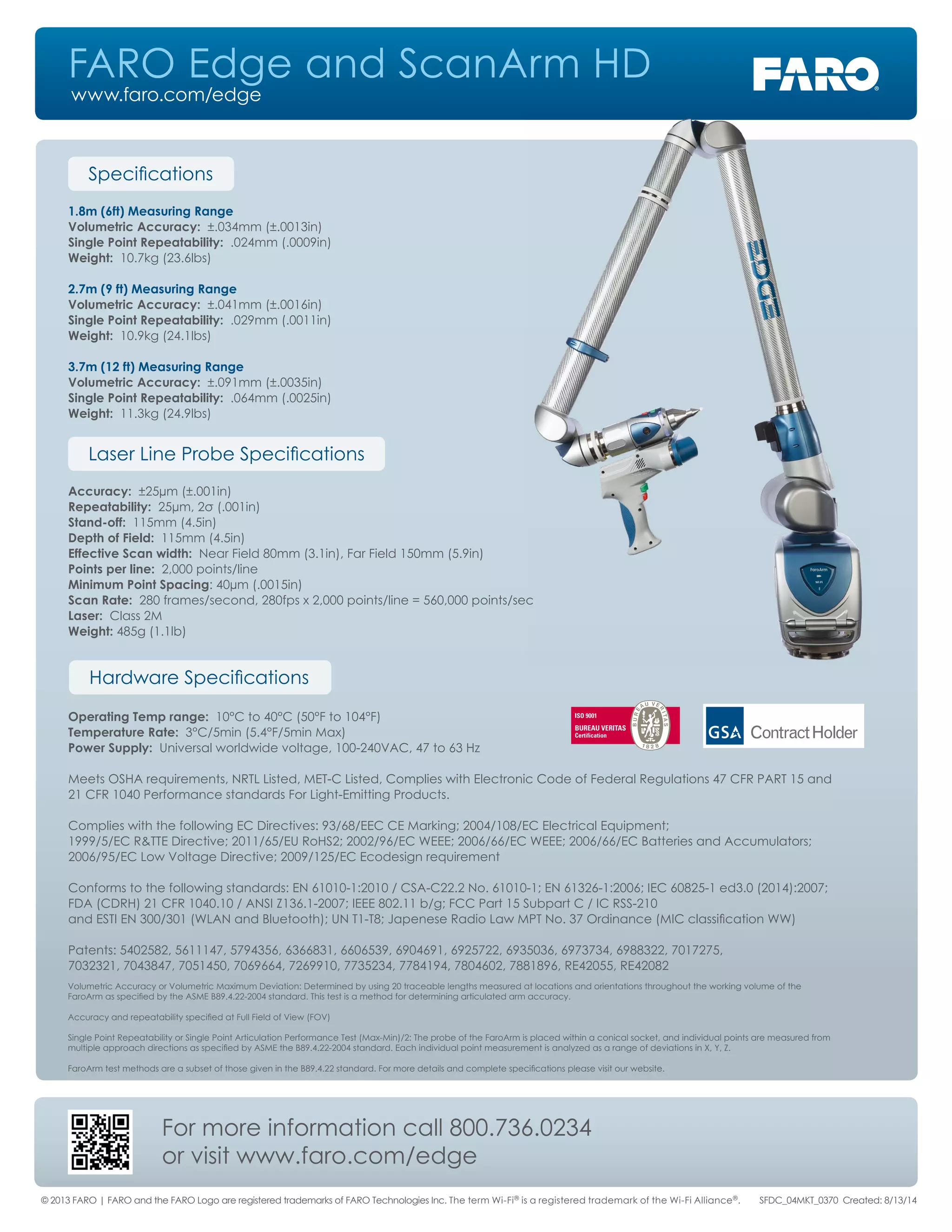 FARO Technology ScanArm HD | PDF