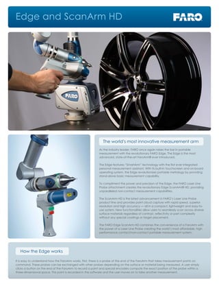 FARO Technology ScanArm HD | PDF
