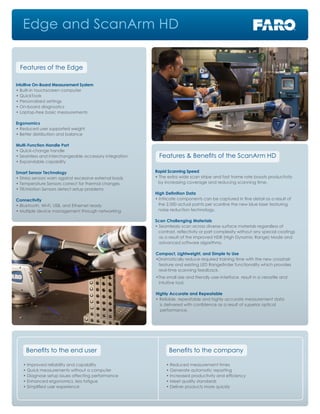 FARO Technology ScanArm HD | PDF