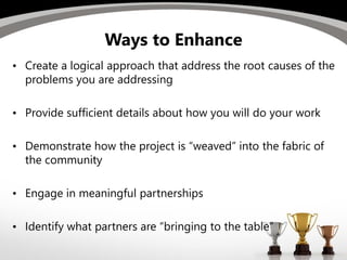 How to Use a “Grants Scorecard” to Create Winning Proposals | PPT
