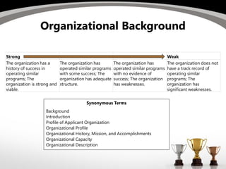 How to Use a “Grants Scorecard” to Create Winning Proposals | PPT