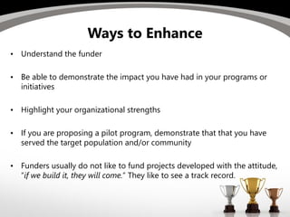How to Use a “Grants Scorecard” to Create Winning Proposals | PDF