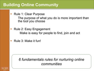 SF Online Community Report Presentation Jan 2010 | PPT