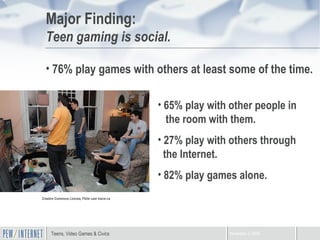 Teens, Games and Civics | PPT