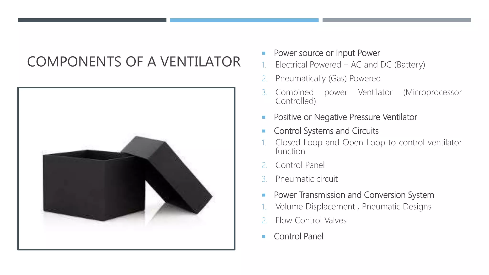 Technical specification of ventilator for Covid-19 | PPTX