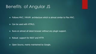 Tech Stack - Angular | PPT