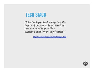 Tech Stack Ideas | PDF