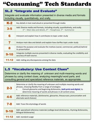 Tech standards handout | PDF