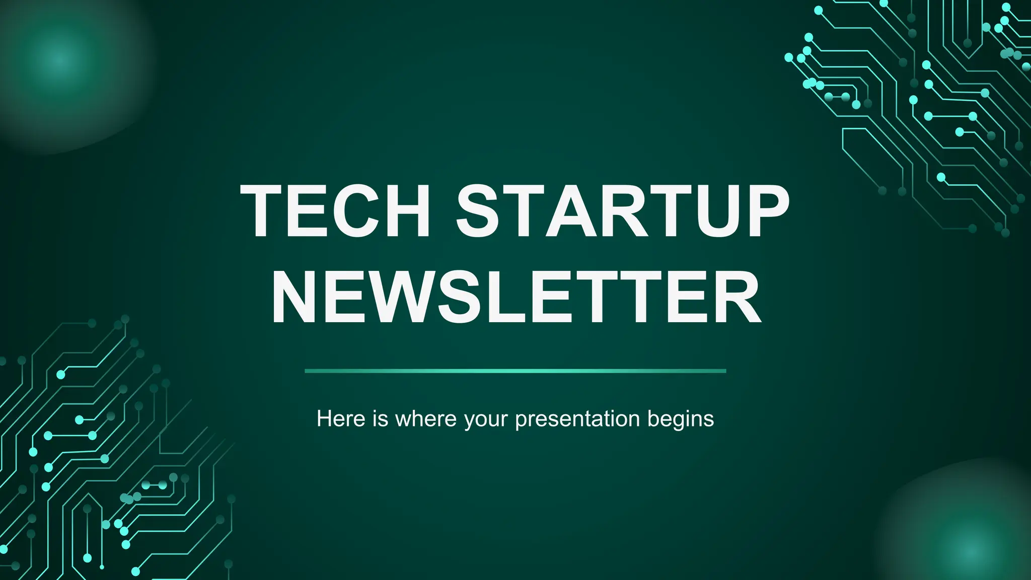 Tech Startup Newsletter by Slidesgo .pptx