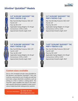 TechTAC® Product Catalog 2025 - Tubing Anchor Solutions | PDF