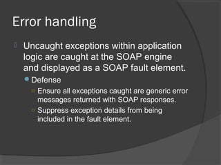 SOA Architecture & SOAP Protocol Architecture Detail & Attack Vector | PPT | Web Development ...