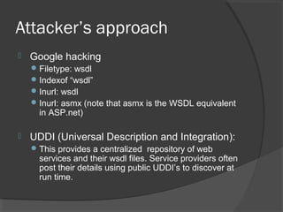 SOA Architecture & SOAP Protocol Architecture Detail & Attack Vector | PPT | Web Development ...