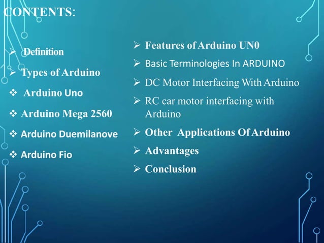 TECH TALK-4TH SEM.pptx.which is about the arduino uno types and uses. | PPT