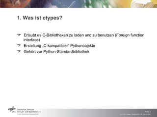 Ctypes | PPT | Kostenloser Download