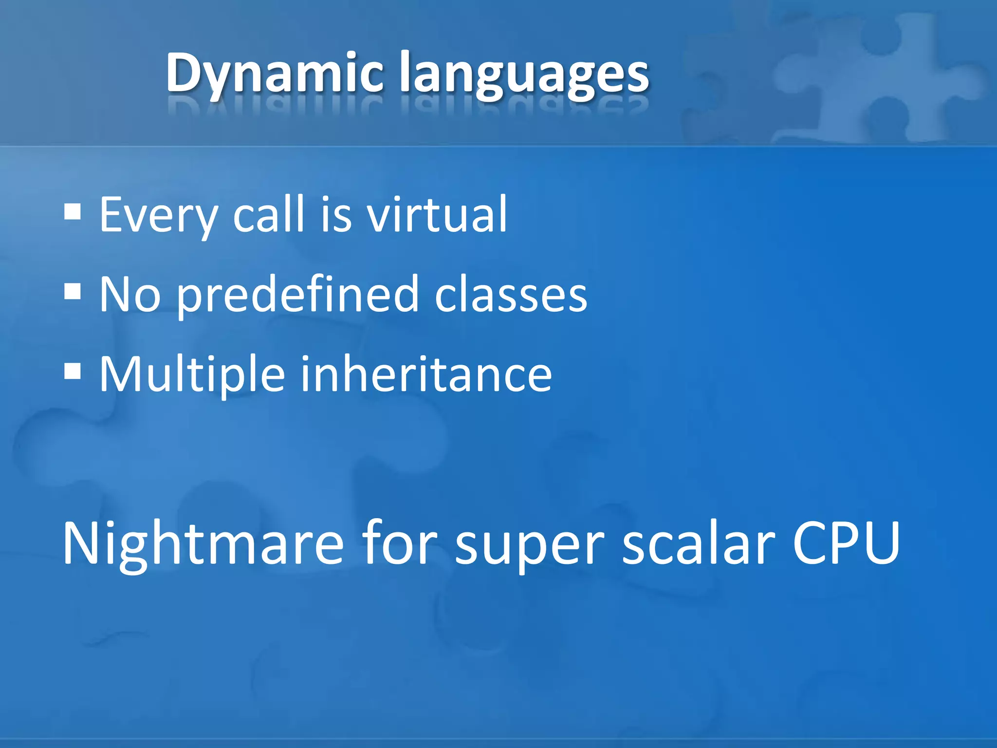 Devirtualization of method calls | PPTX | Programming Languages | Computing