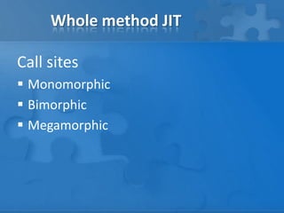 Devirtualization of method calls | PPTX | Programming Languages | Computing