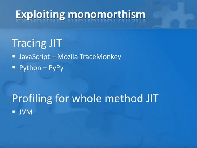 Devirtualization of method calls | PPTX | Programming Languages | Computing