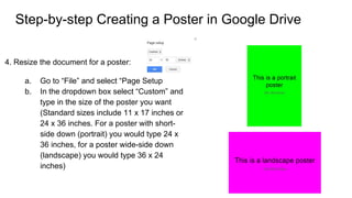 STCC Library Tech Talk: How to make a Poster | PPT