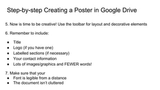 STCC Library Tech Talk: How to make a Poster | PPT