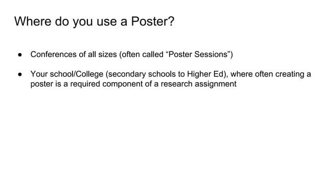 STCC Library Tech Talk: How to make a Poster | PPT