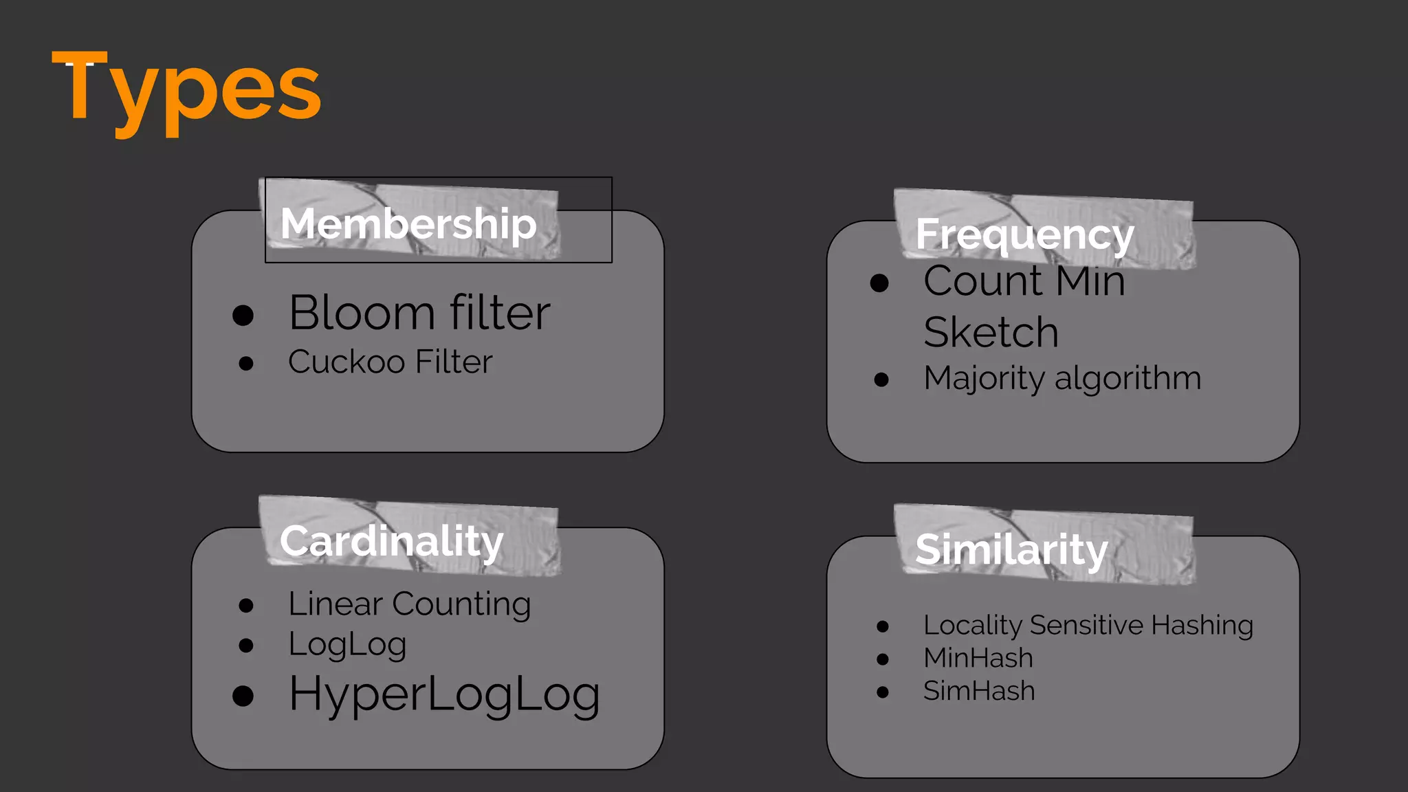 Tech talk Probabilistic Data Structure | PPTX