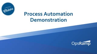 Process Automation for Modern IT Operations Management | PPTX