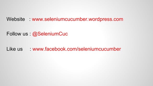 selenium-cucumber | PPTX