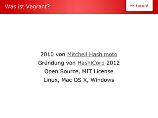 Tech Talk - Vagrant | PPT