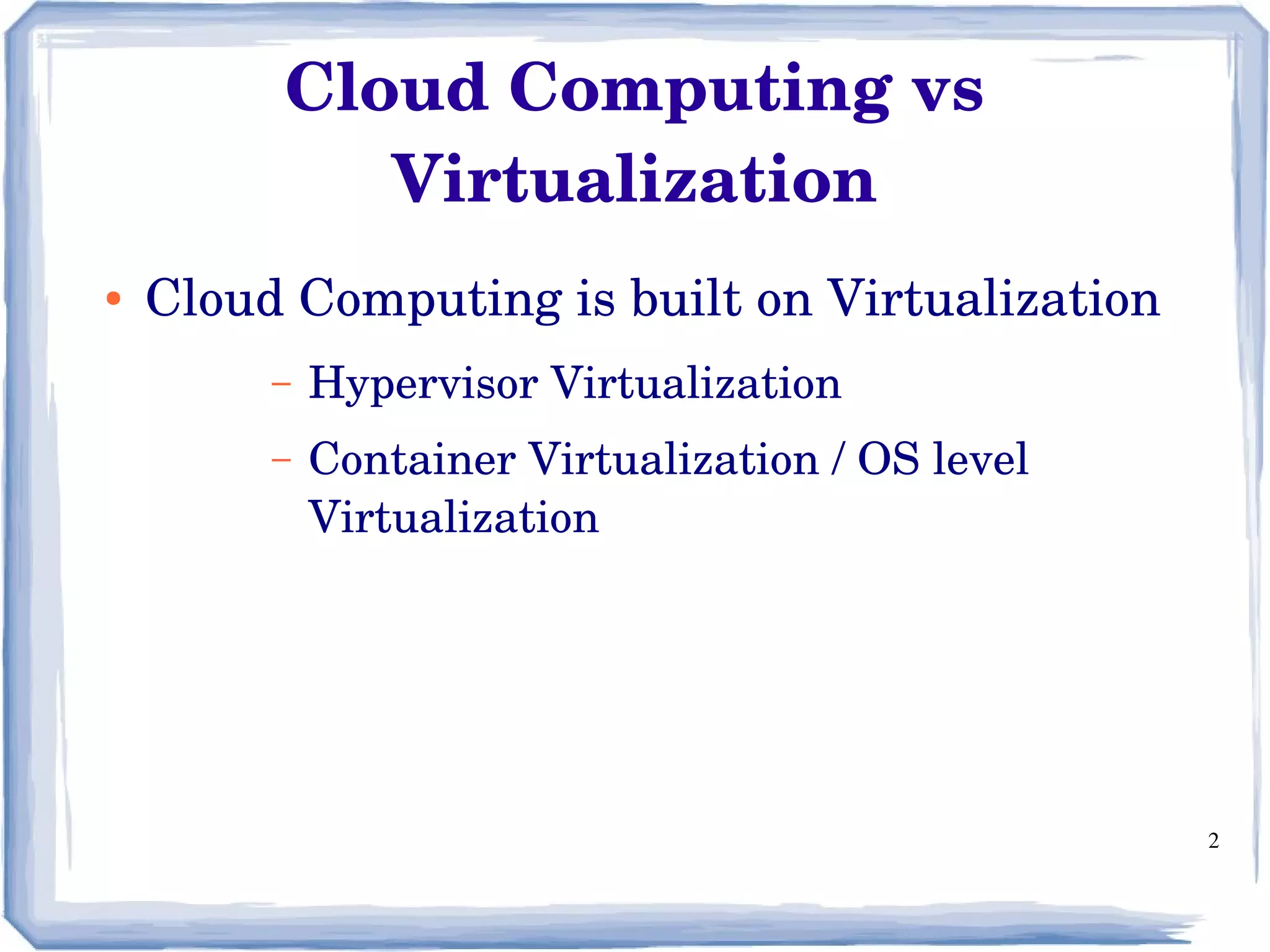 Container Architecture | PDF