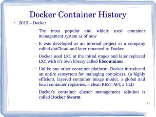 Container Architecture | PDF