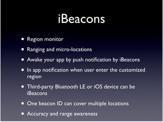 iBeacons Tech talk | PPT