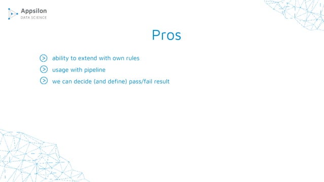 Tech talk - Data Validation with assertr | PPT