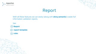Tech talk - Data Validation with assertr | PPT