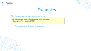 Tech talk - Data Validation with assertr | PPT