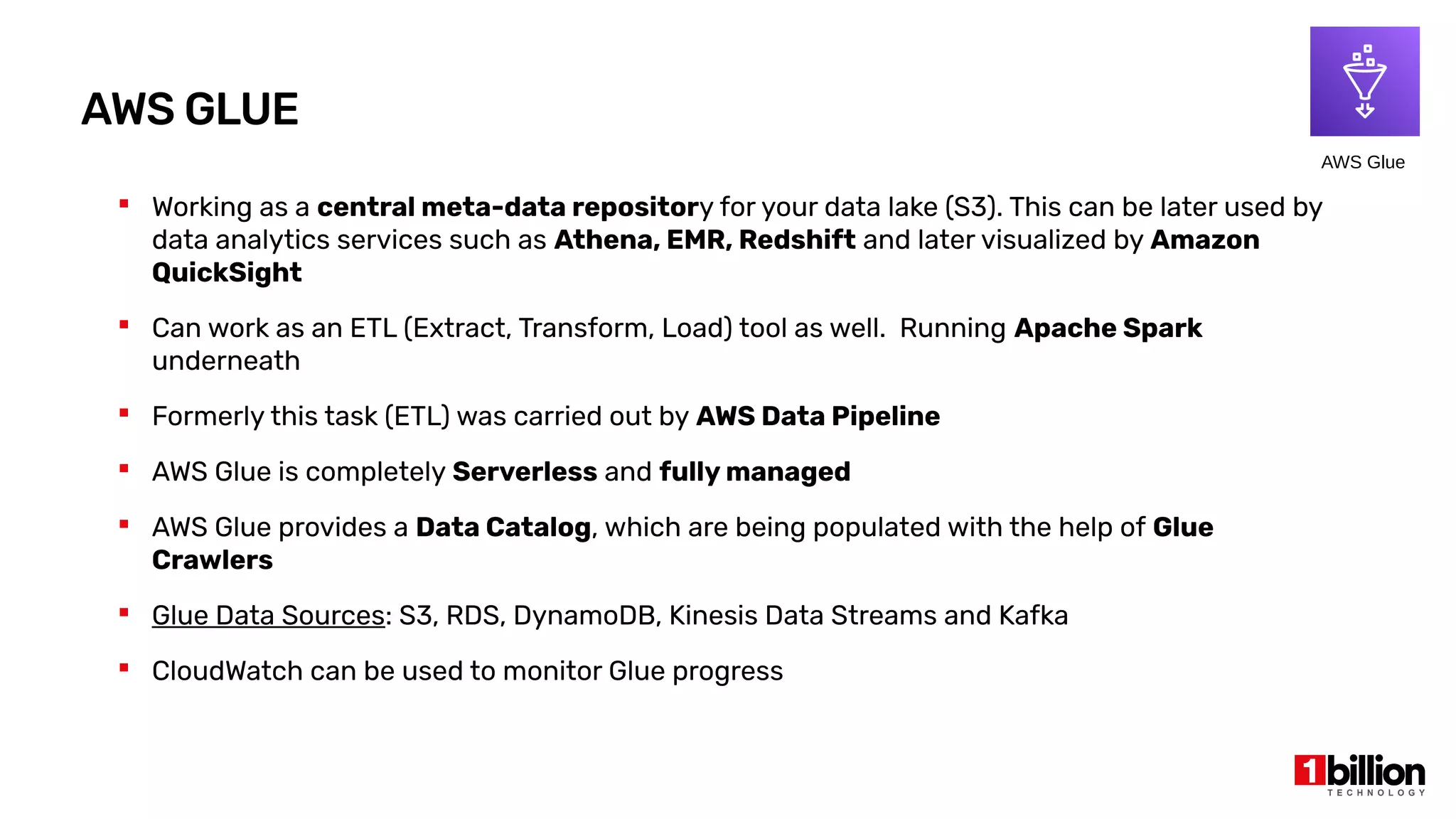 AWS Big Data Landscape | PPT