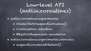 Coroutines in Kotlin | PPT